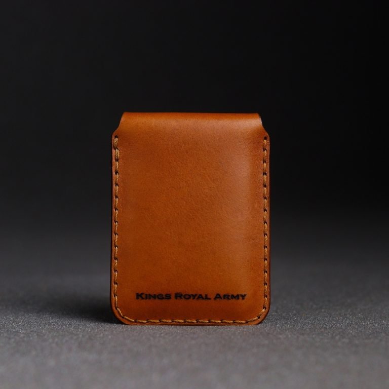 Cardo FX6 | Stylish Card Holder with Flap Lock - Kings Royal Army