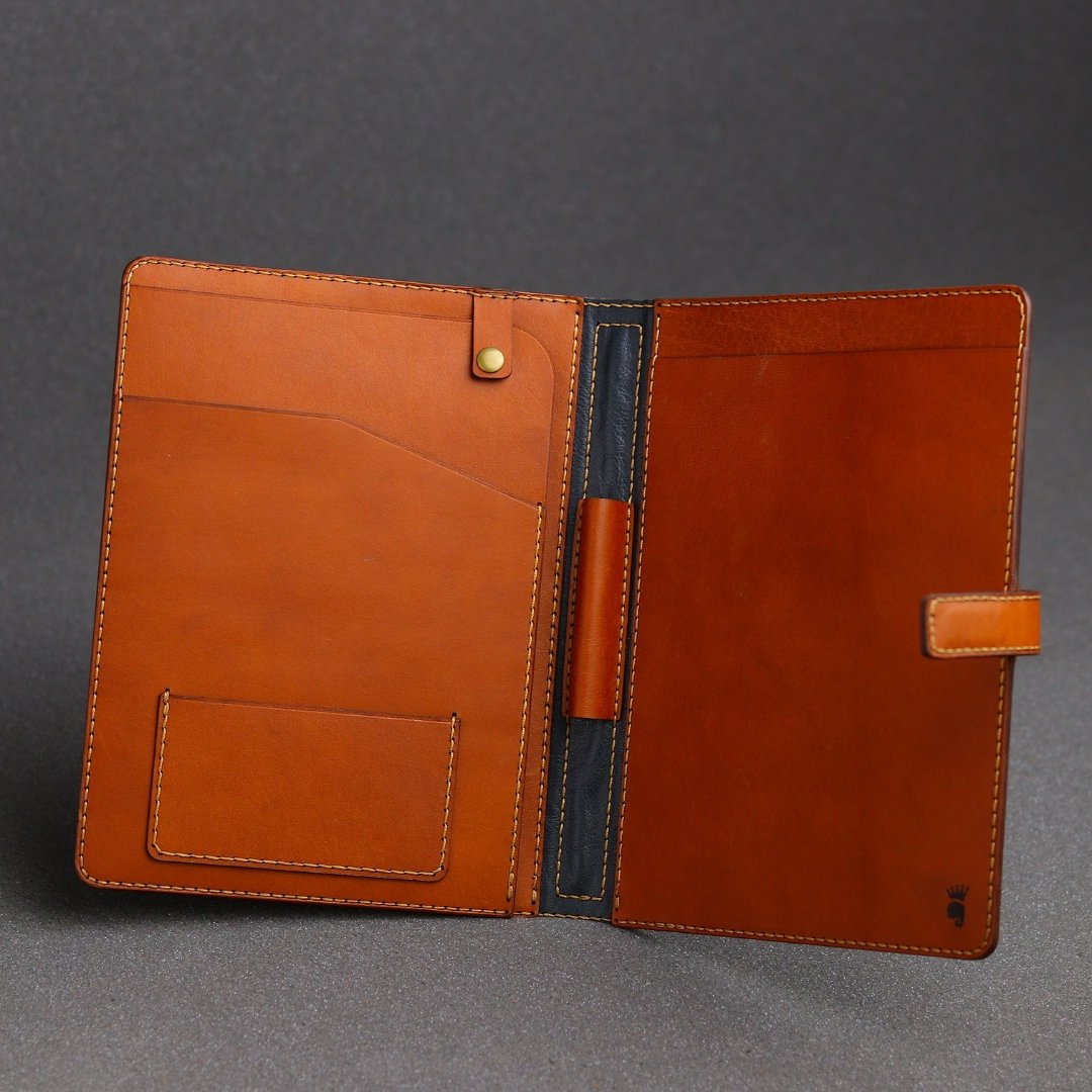 Leather Portfolio | Notepad, Checkbook, Magnetic Closure