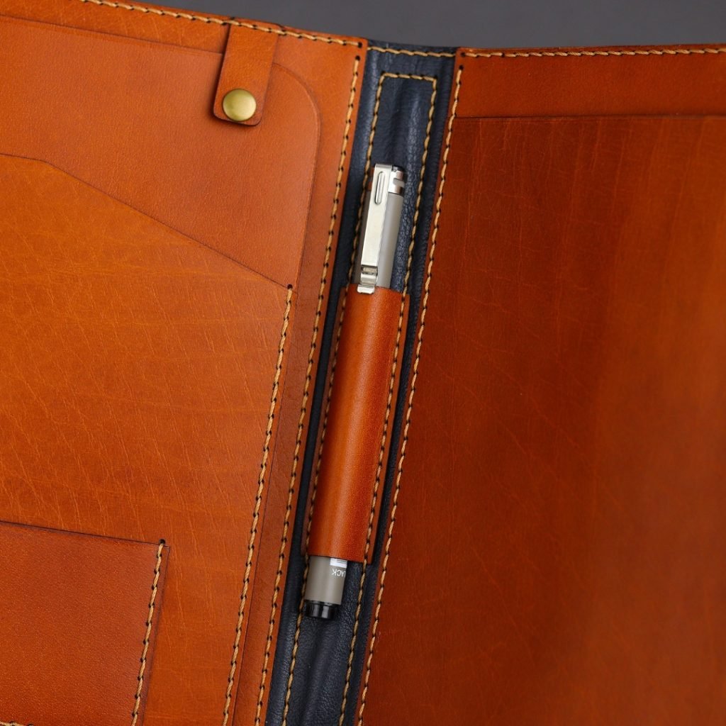 Leather Portfolio | Notepad, Checkbook, Magnetic Closure